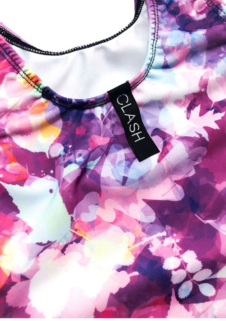 Pink Floral Leotard – CLASH LEOTARDS