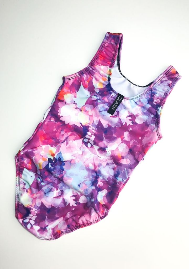 Pink Floral Leotard – CLASH LEOTARDS