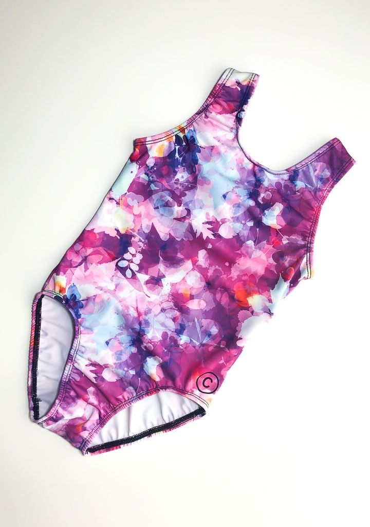 Pink Floral Leotard – CLASH LEOTARDS